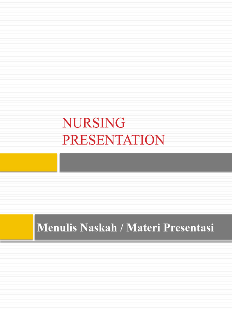 Nursing Presentation | PDF