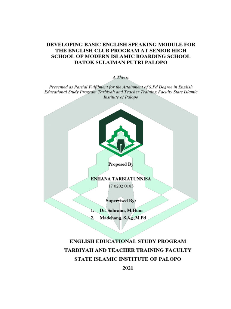 Enhana Tarbiatunnisa | PDF | Language Education | Learning