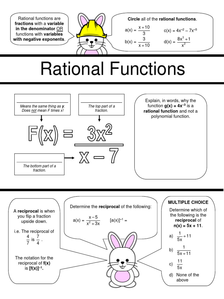 2 - Rational Functions | PDF | Mathematical Concepts | Mathematics