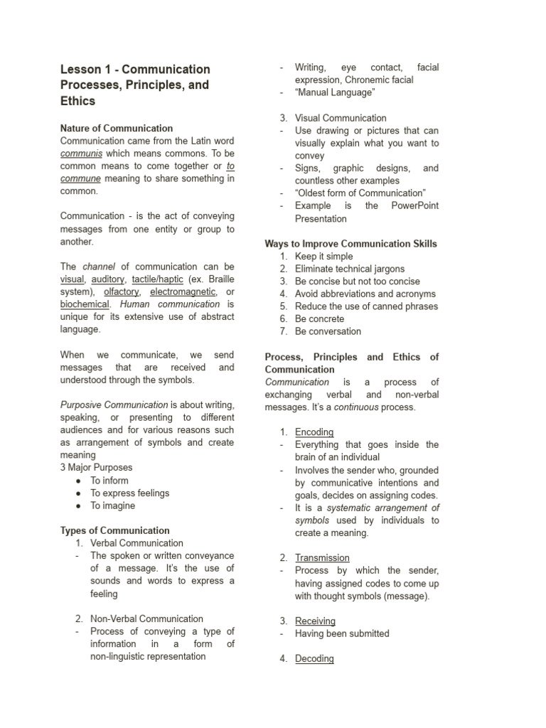 Purposive Communication Lecture | PDF | Communication | Résumé