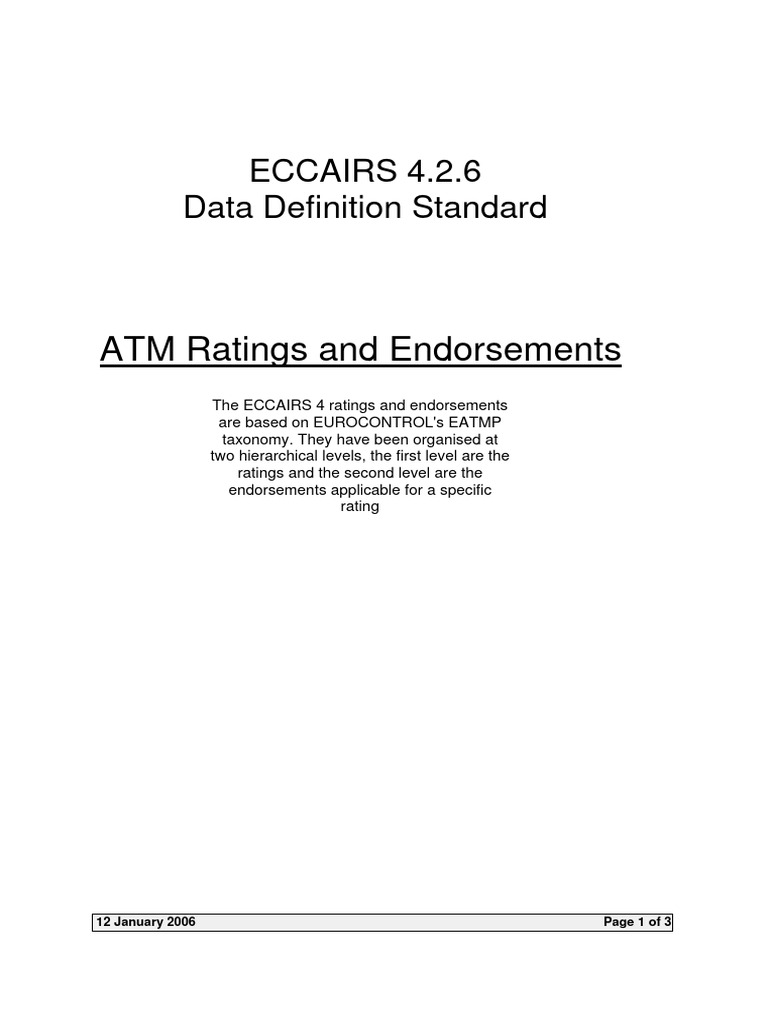 ATM Clasificacion y Aprobacion ADREP | PDF | Air Traffic Control ...