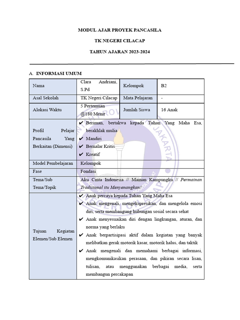 GuMong - Modul Kelompok B - 11-15 September 2023 | PDF