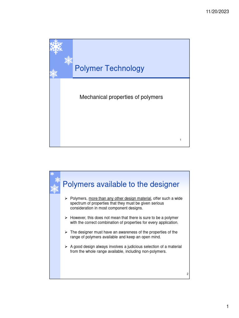 Mech - Prop. 2023 (Compatibility Mode) | Download Free PDF | Fracture | Deformation (Engineering)