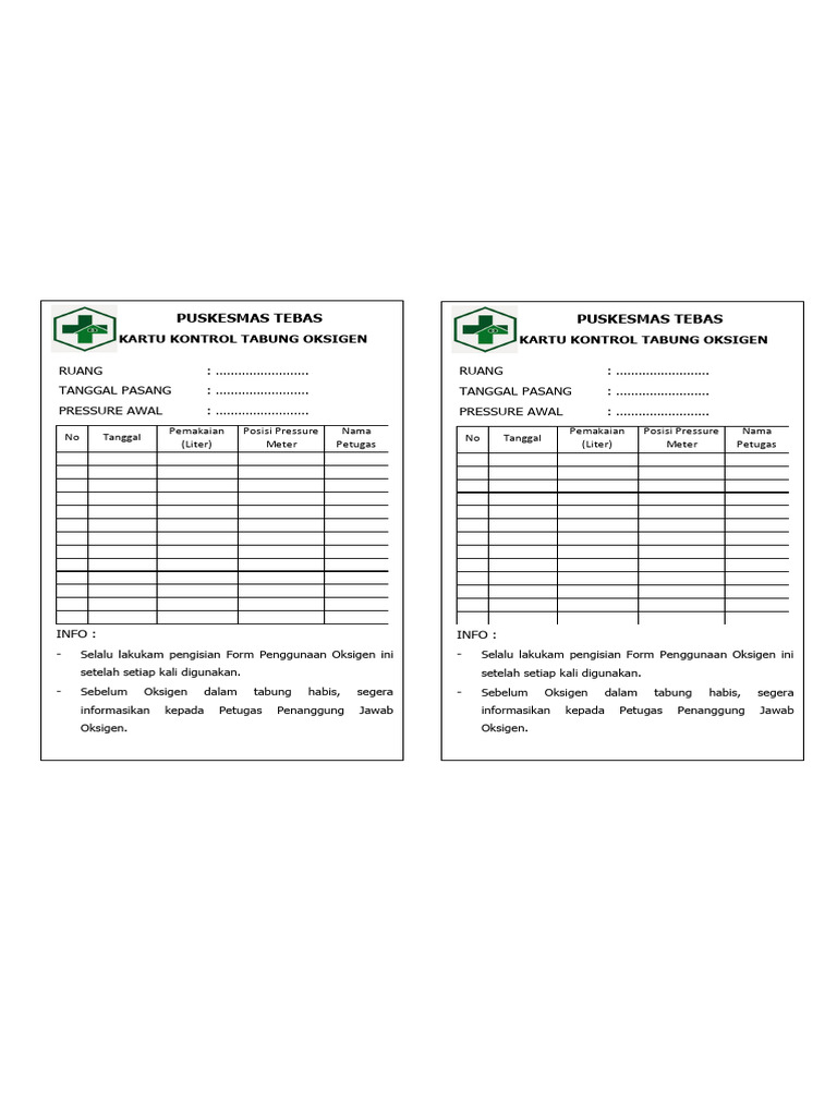 Kartu Oksigen | PDF