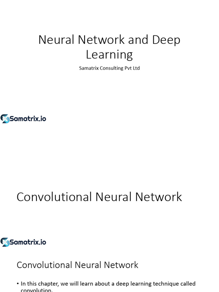 6 CNN | PDF | Machine Learning | Deep Learning