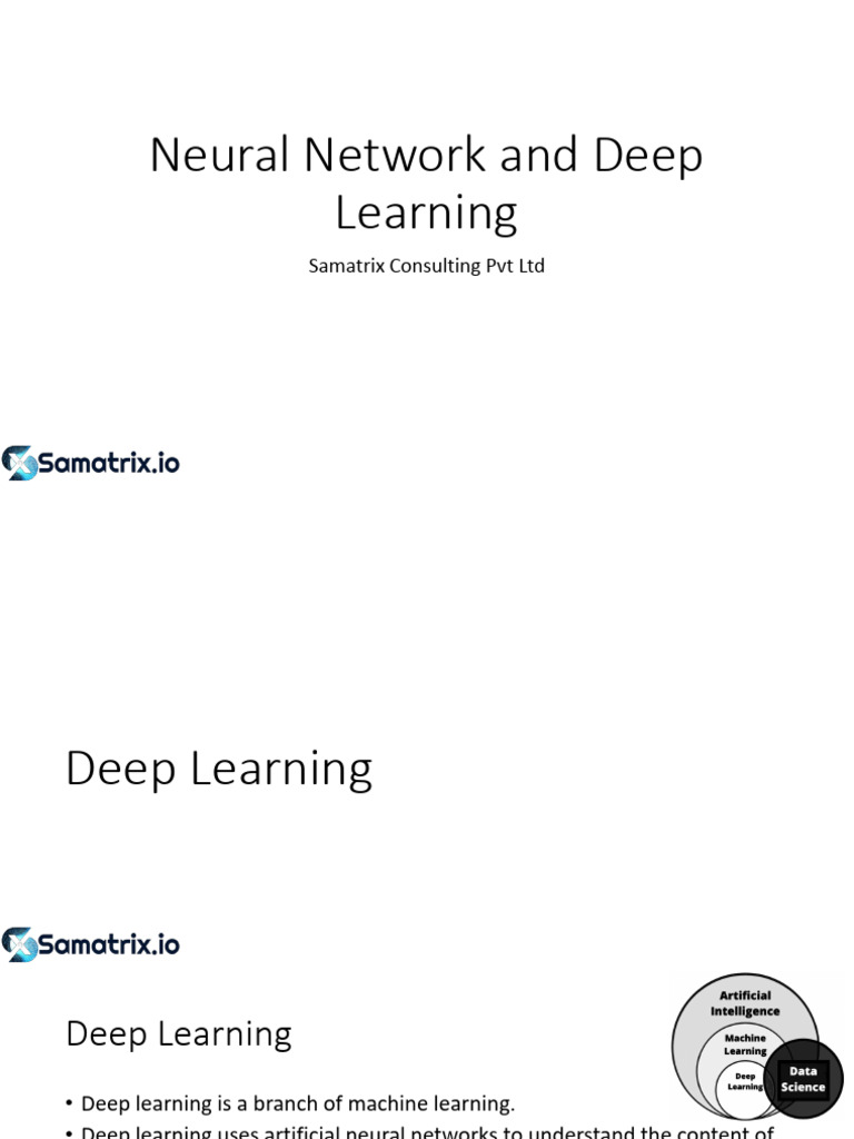 2 DeepLearning | PDF | Artificial Neural Network | Deep Learning