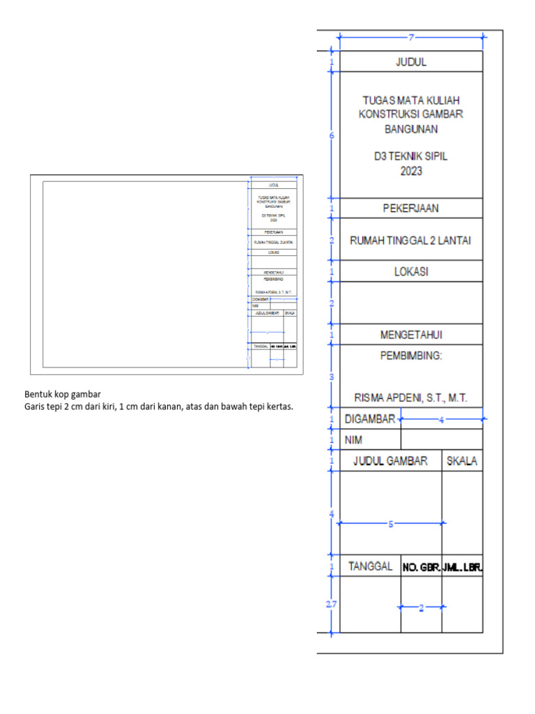 Bentuk Kop Gambar | PDF