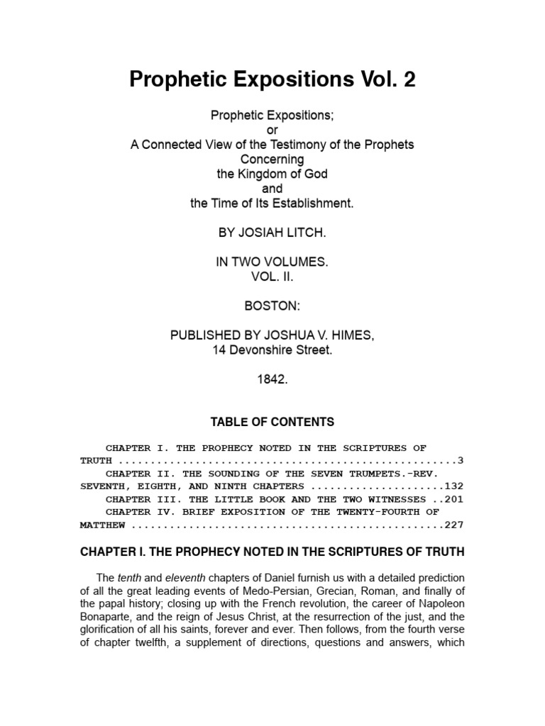 Prophetic Expositions Vol. 2 | PDF | Cleopatra | Achaemenid Empire