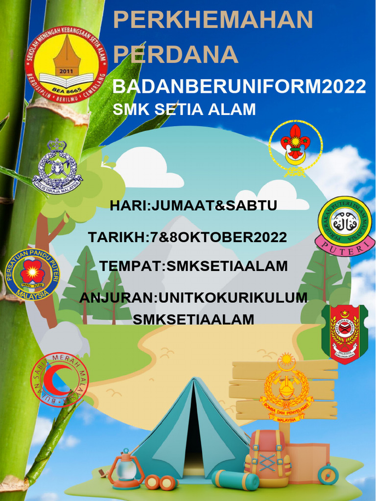 Buku Program Perkhemahan Unit Beruniform 2022 | PDF