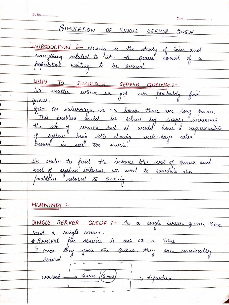 System Simulation SEC-B | PDF