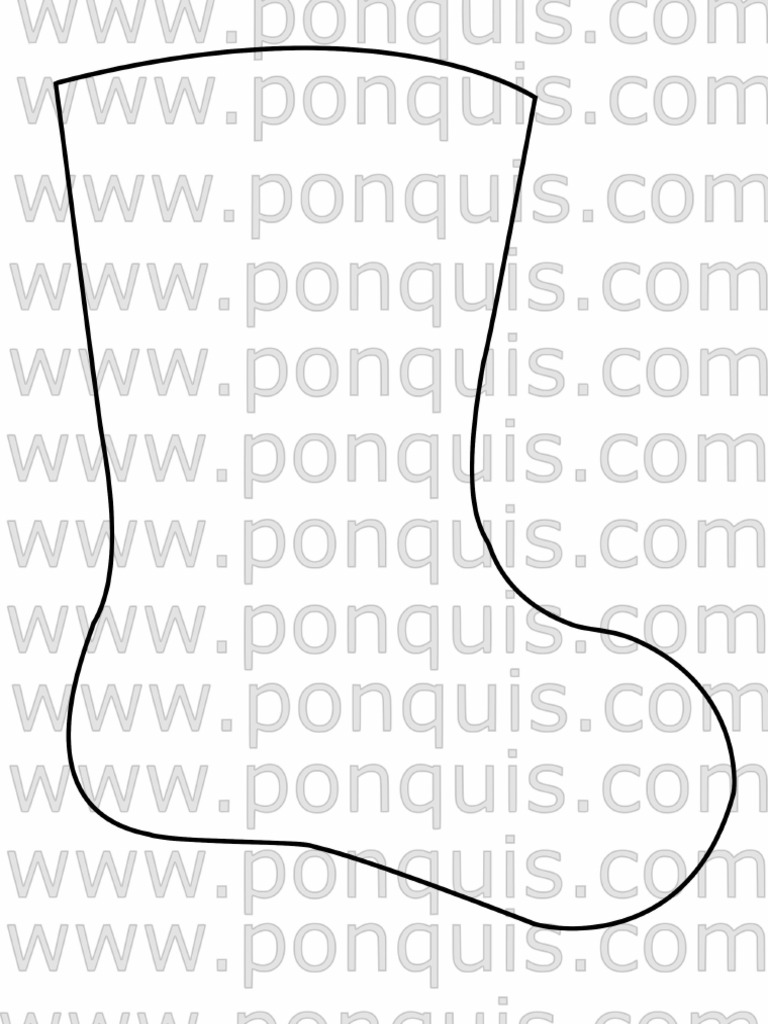 Moldes para Realizar Bota de Navidad Con Aplque de Reno Descarga Gratis ...