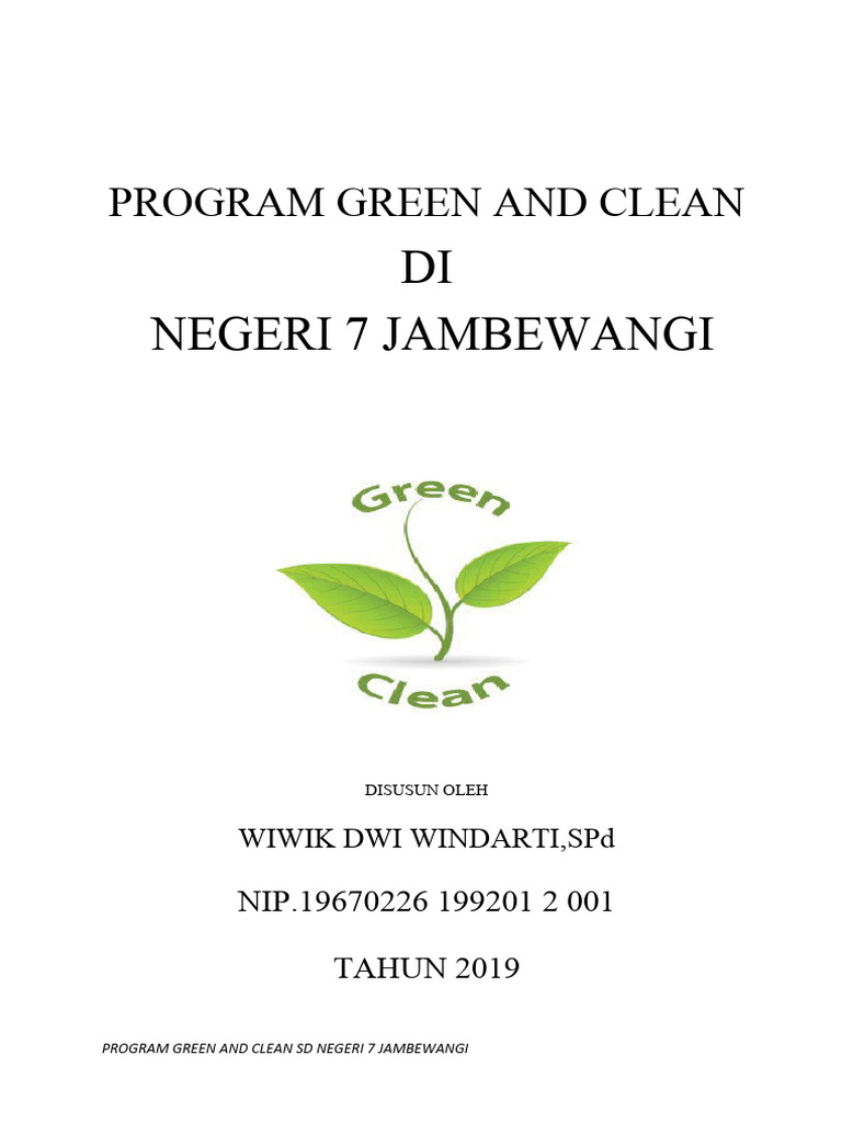 Program Green and Clean Sekolah | PDF