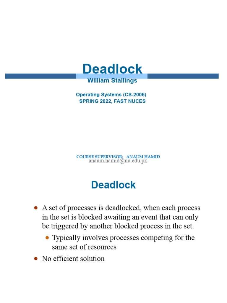 Operating Systems Chapter Deadlock Pdf Mathematical Relations Theoretical Computer Science