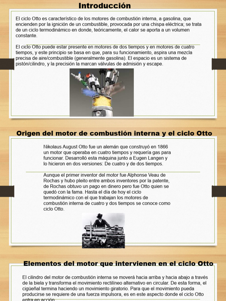 Ciclos Termodinamicos Tarea 4.1 | PDF | Motor de combustión interna | Pistón