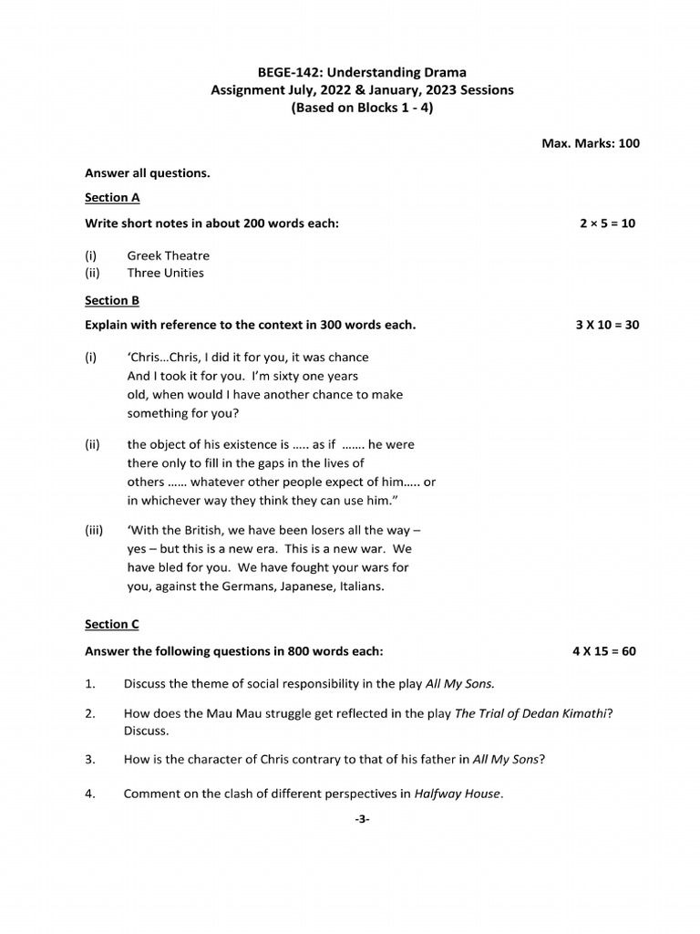 BEGE 142 (Question Paper) | PDF