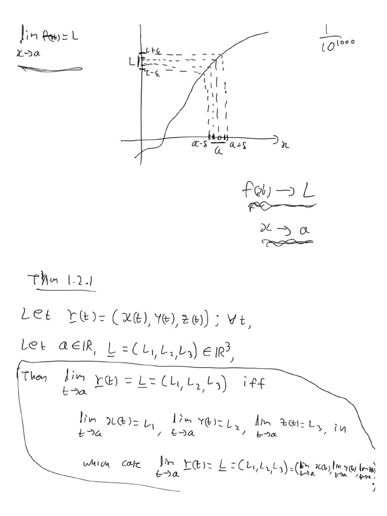 Calculus Lecture 1 Class Note | PDF
