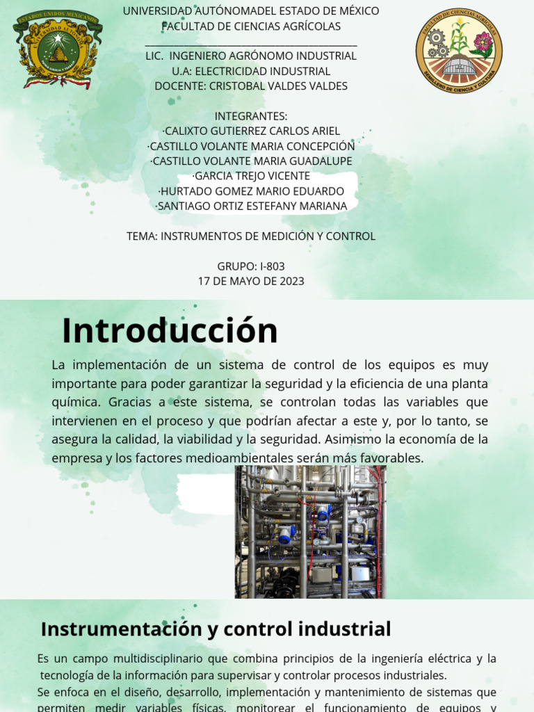 Instrumentación y Control Industrial | PDF | Sensor | Electrónica
