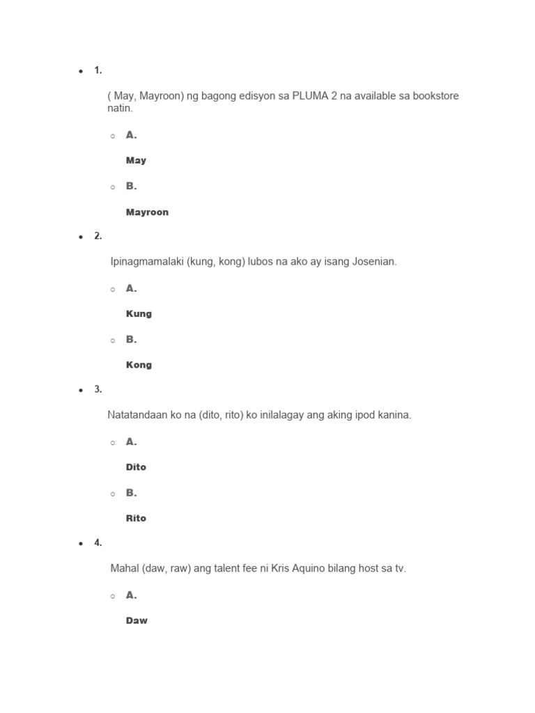 WASTONG Gamit Activity | PDF