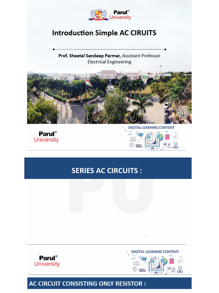 Understanding Series AC Circuits | PDF | Science & Mathematics