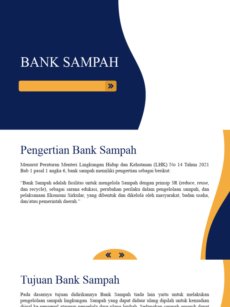Bank Sampah | PDF