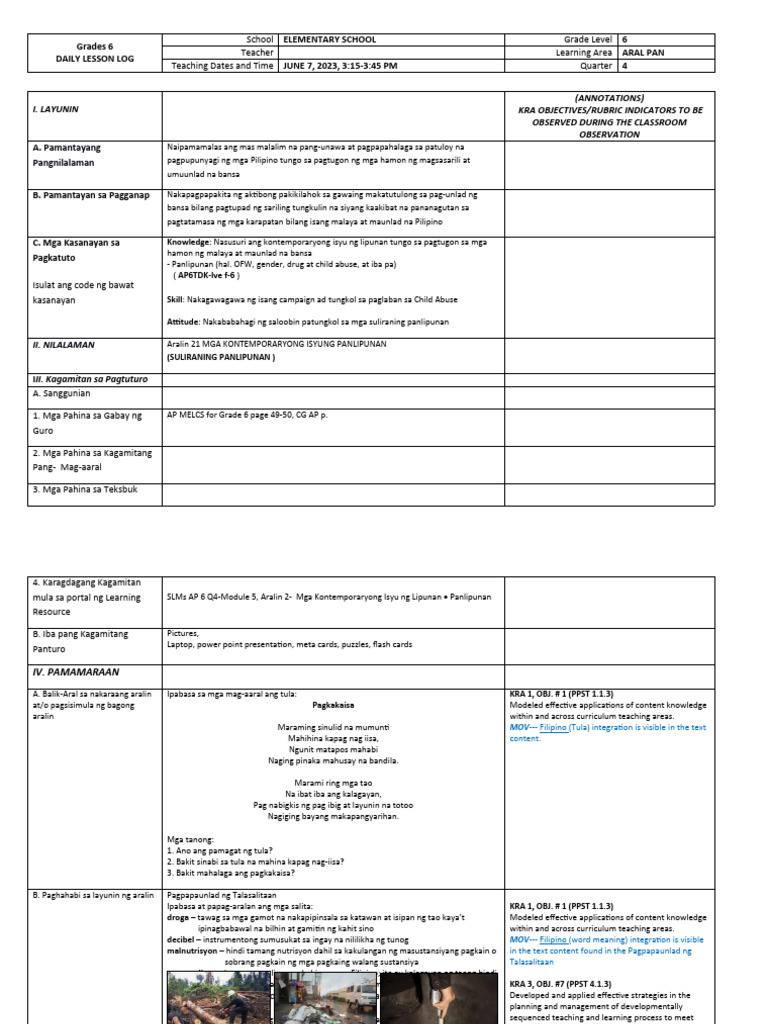 Cot-2 DLP 2022-2023 | PDF