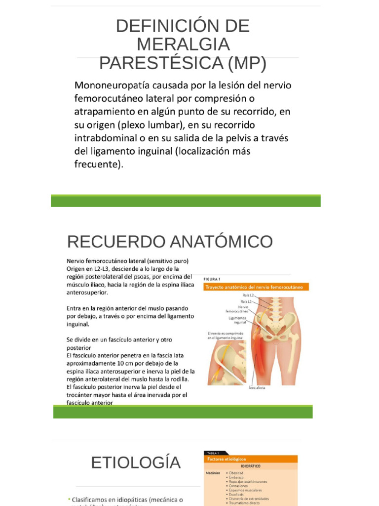 Meralgia Parestesica | PDF