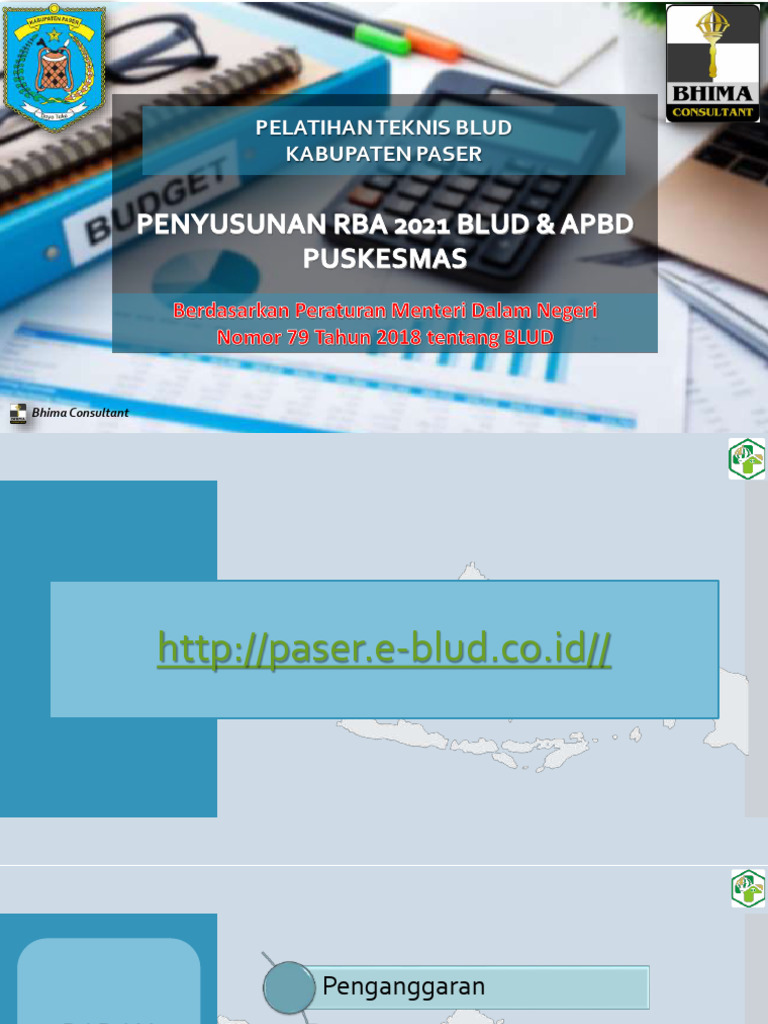 Paparan Materi RBA 2021 APLIKASI - PASER | PDF