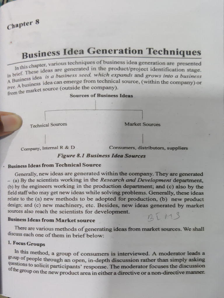 Business Idea Generation Pdf Brainstorming Human Communication