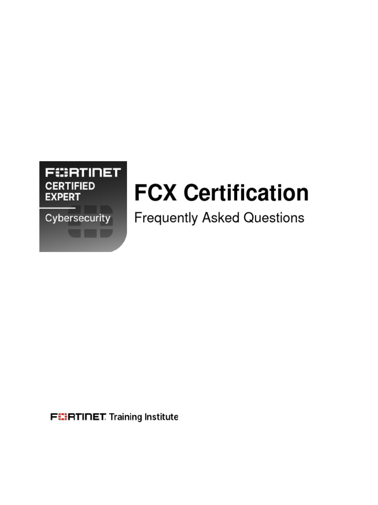 FCX Certification FAQ | PDF | Faq | Trademark