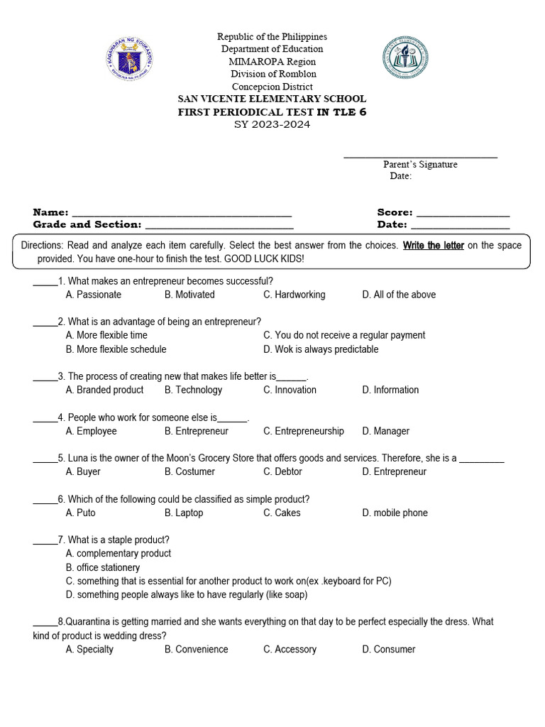 Tle 6 | PDF | Demand | Blog