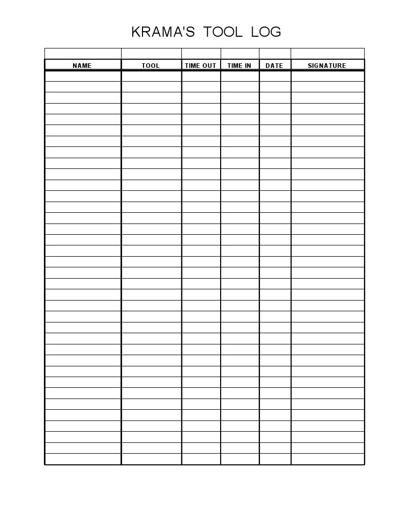 Tool Log | PDF
