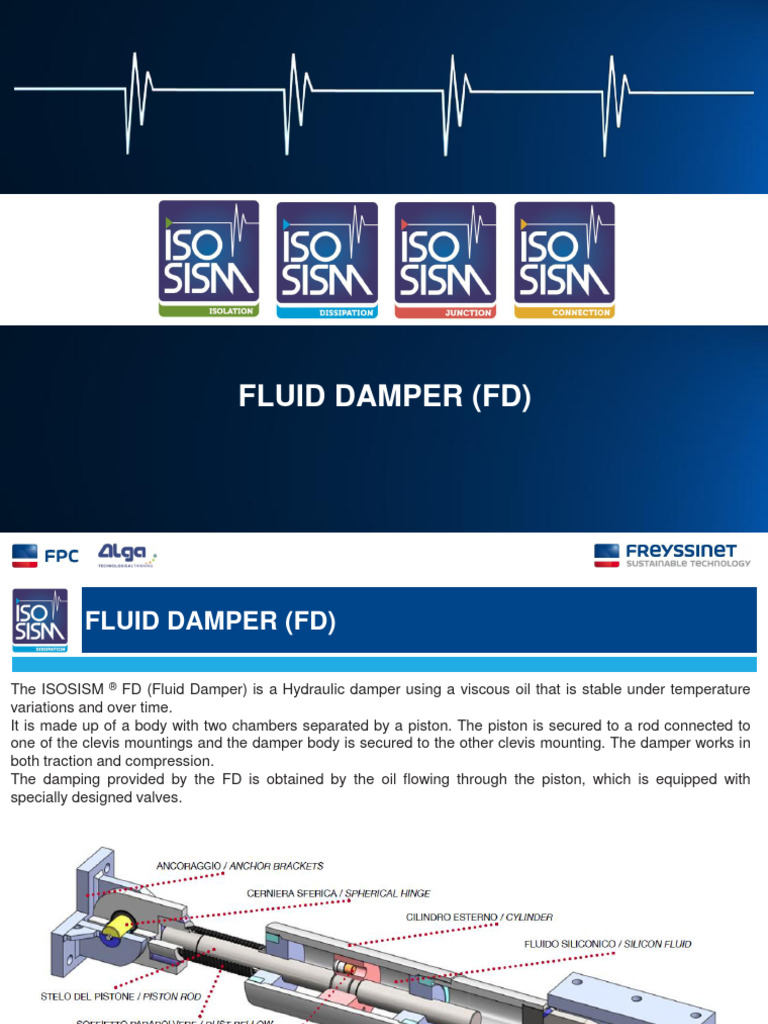 Fluid Damper (FD) | PDF | Damping | Viscosity