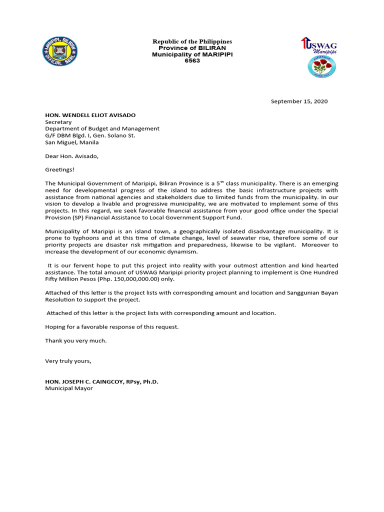 Letter - DBM Seawall | PDF