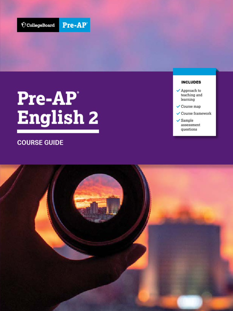Pre AP English2 CG WR | PDF | Advanced Placement | Teachers