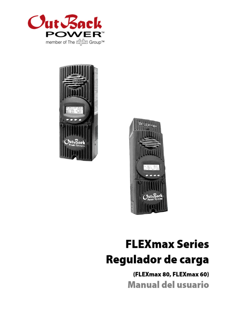Manual de usuario FLEXmax 80 y 60 | PDF | Ingenieria Eléctrica ...