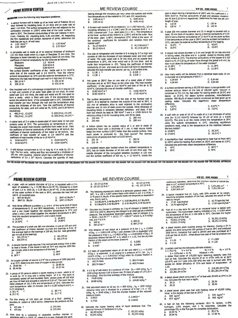 Vip 02 Pipe Probs | PDF