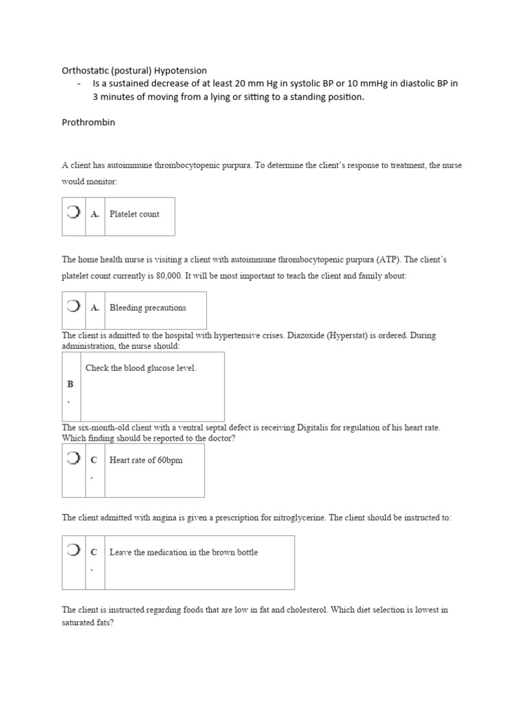 Orthostatic | PDF | Blood Pressure | Physiology