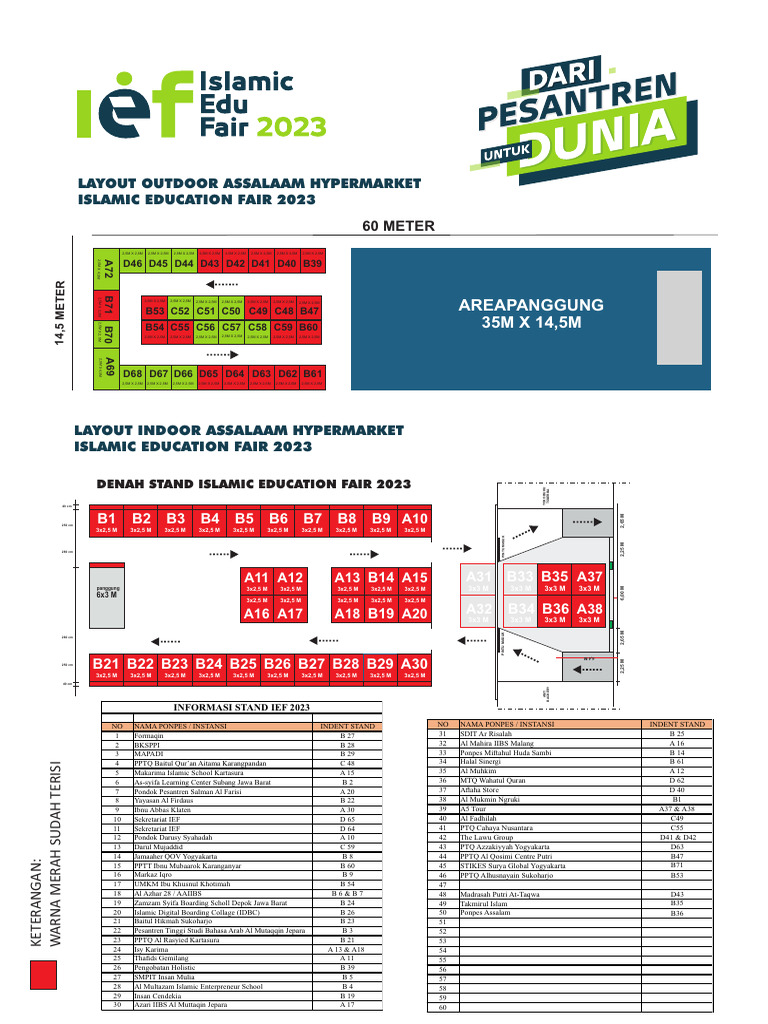Denah Stand IEF 2023 | PDF