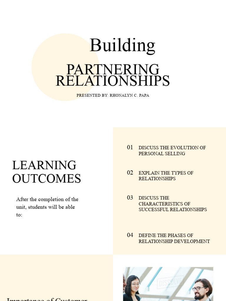 Building Effective Partnering Relationships | PDF | Employee Retention ...