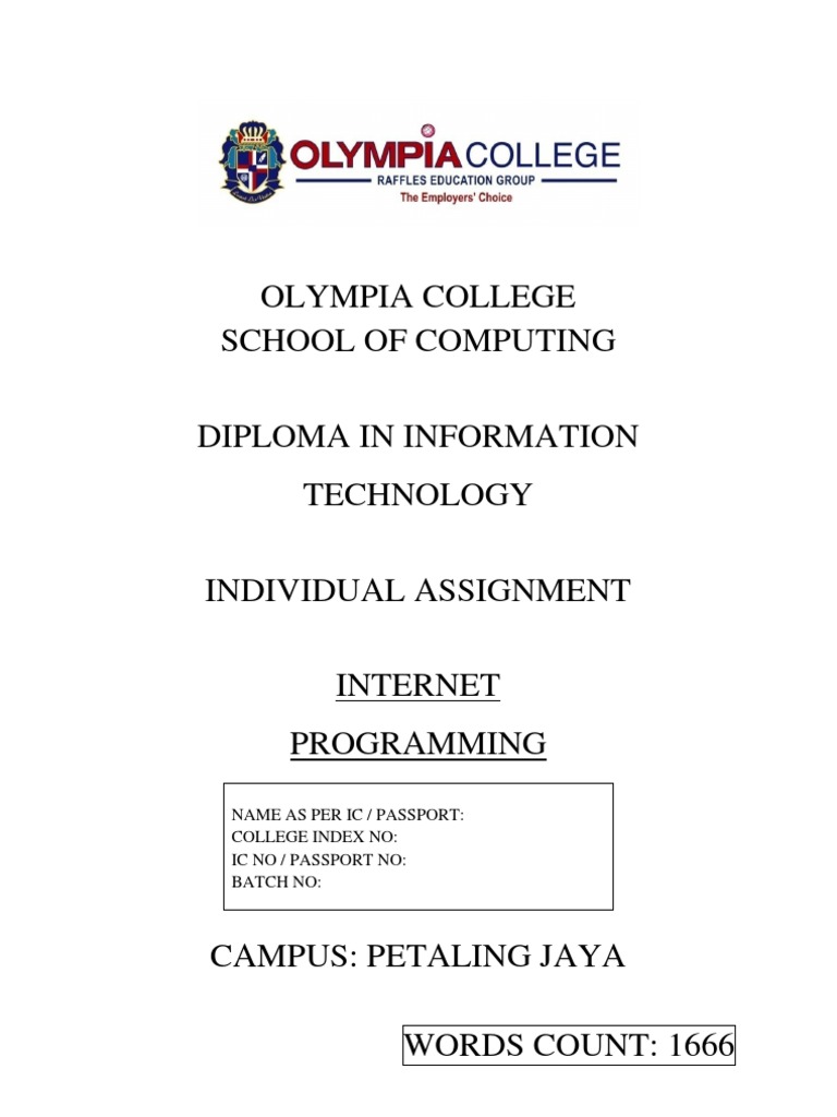 Assignment Internet Programming A | PDF | Search Engine Marketing ...