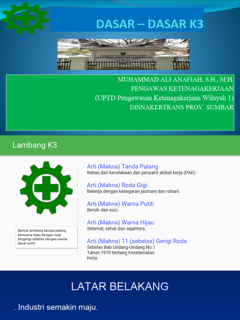 Dasar Dasar K3 | PDF