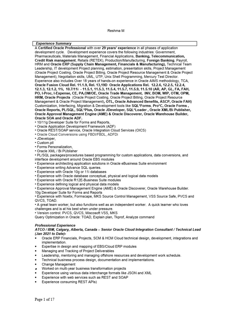 Reshma | PDF | Enterprise Resource Planning | Databases