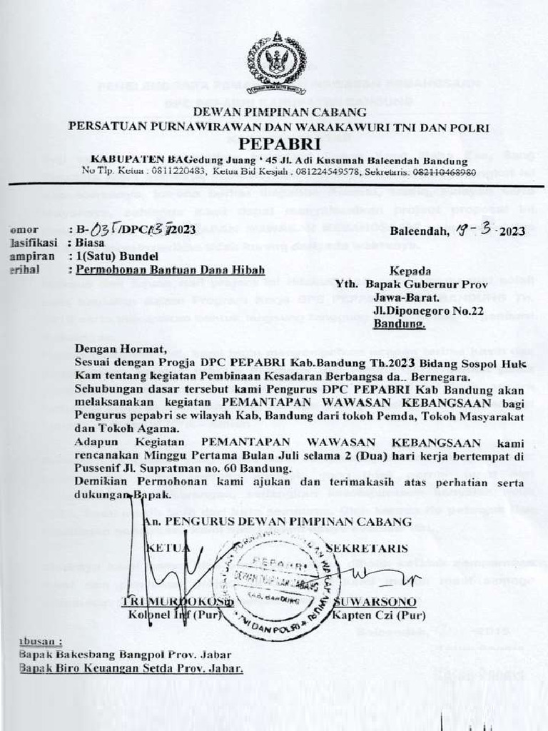 Proposal Rab Pepabri | PDF