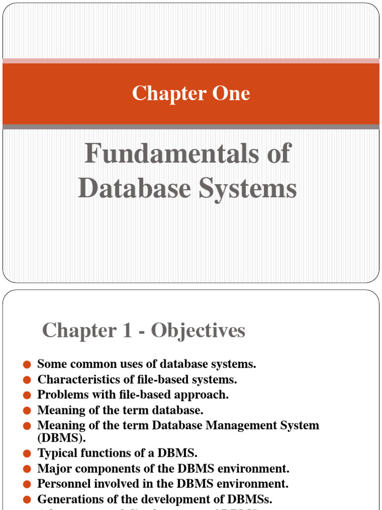 Chapter 1 Introduction | PDF | Databases | Data Model Chapter 1 Introduction | PDF | Databases | Data Model