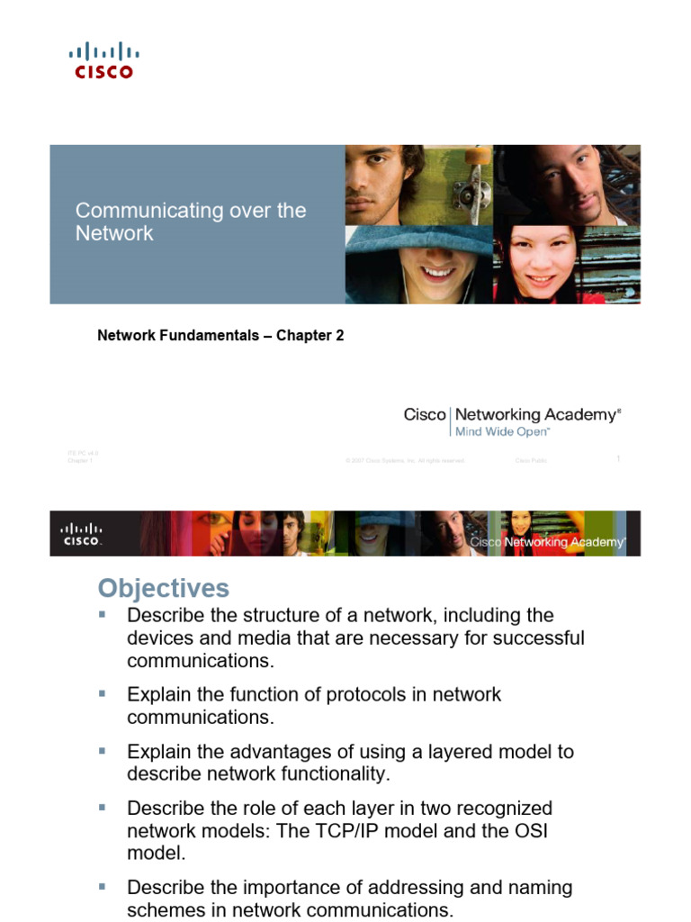 CISCO CCNA1 Exploration - Network - Chapter - 2 | PDF | Computer Network | Osi Model