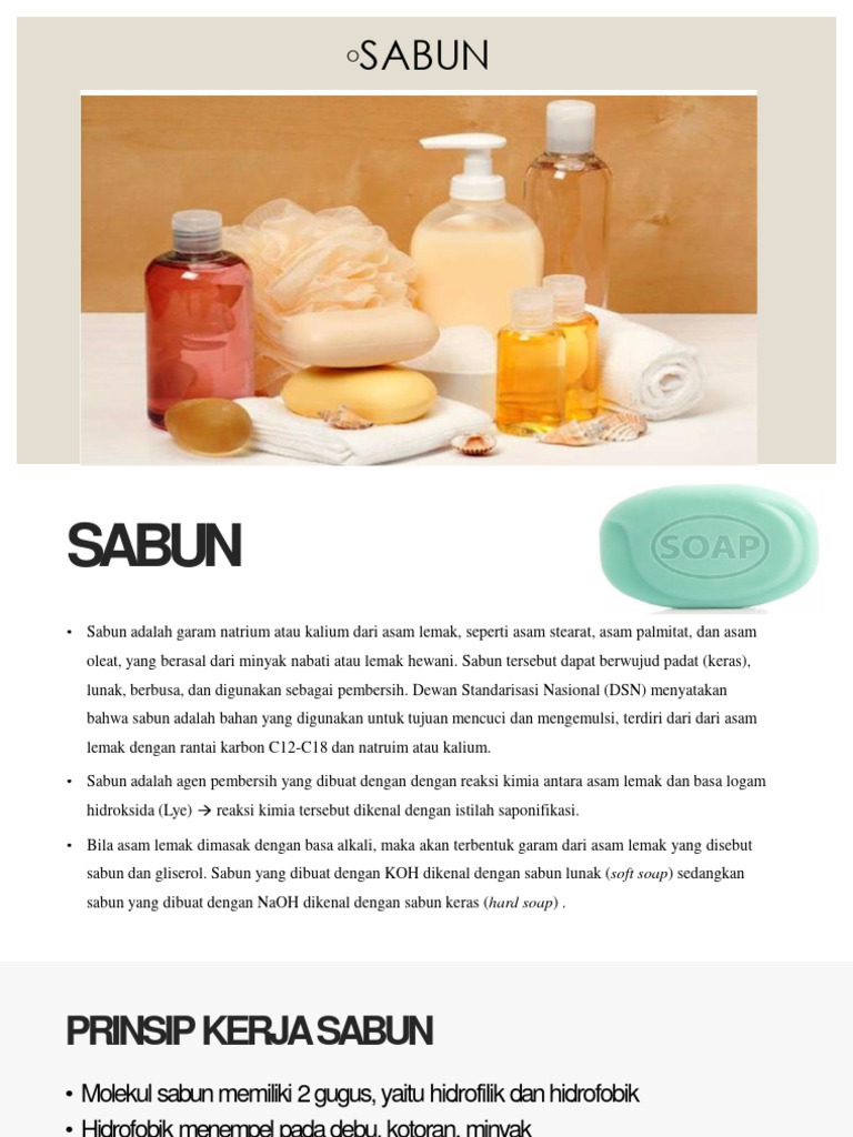 Sediaan Sabun Fix | PDF
