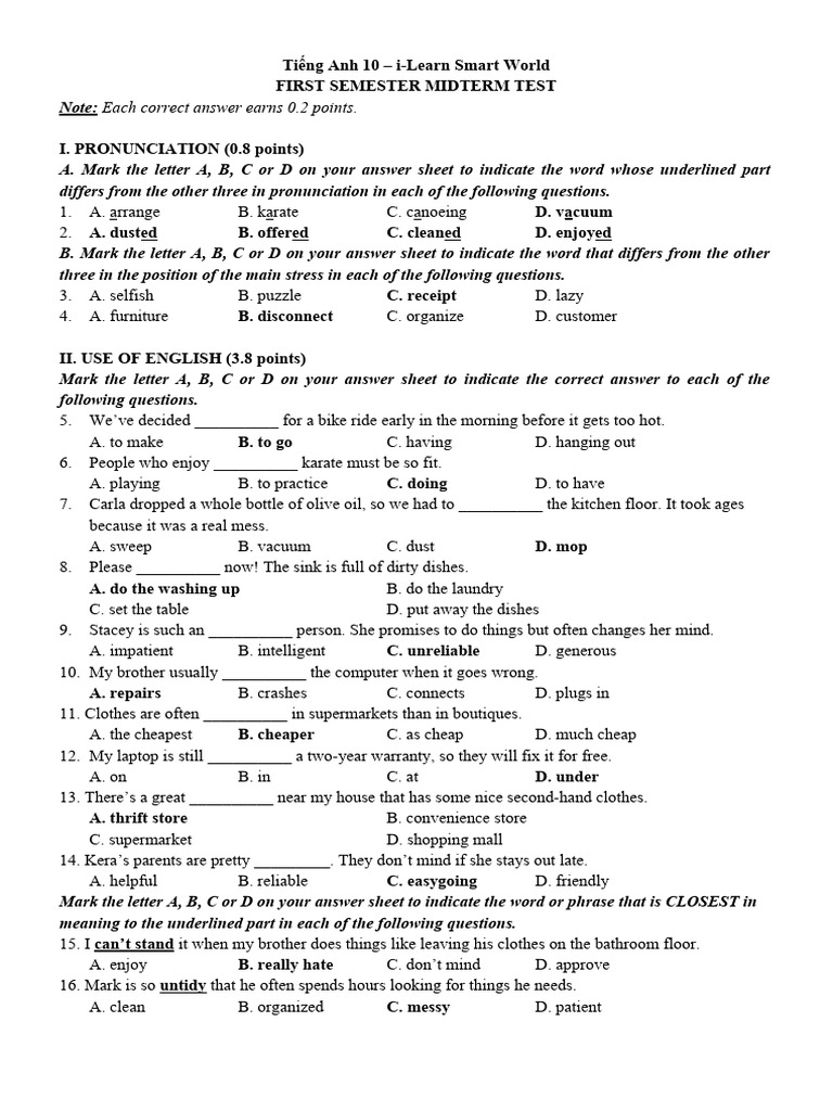 Tiếng Anh 10 | PDF | Black Friday (Shopping) | You Tube