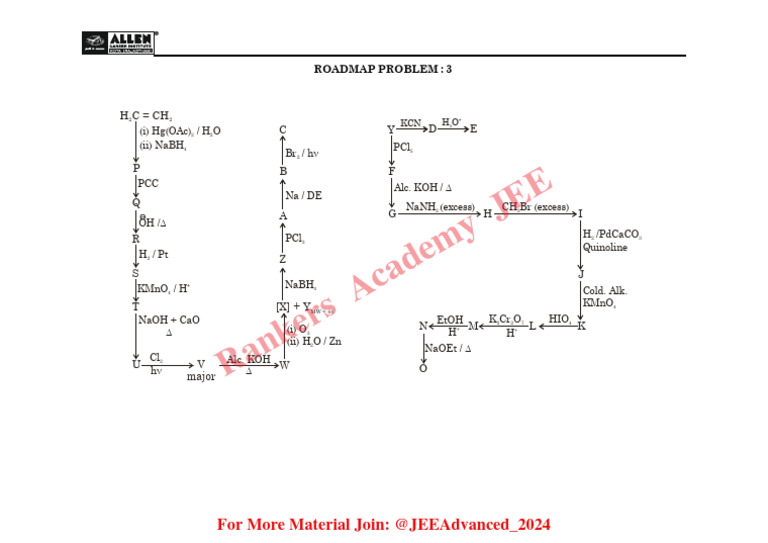 Roadmap Problem - 3 | PDF | Potassium | Chemistry