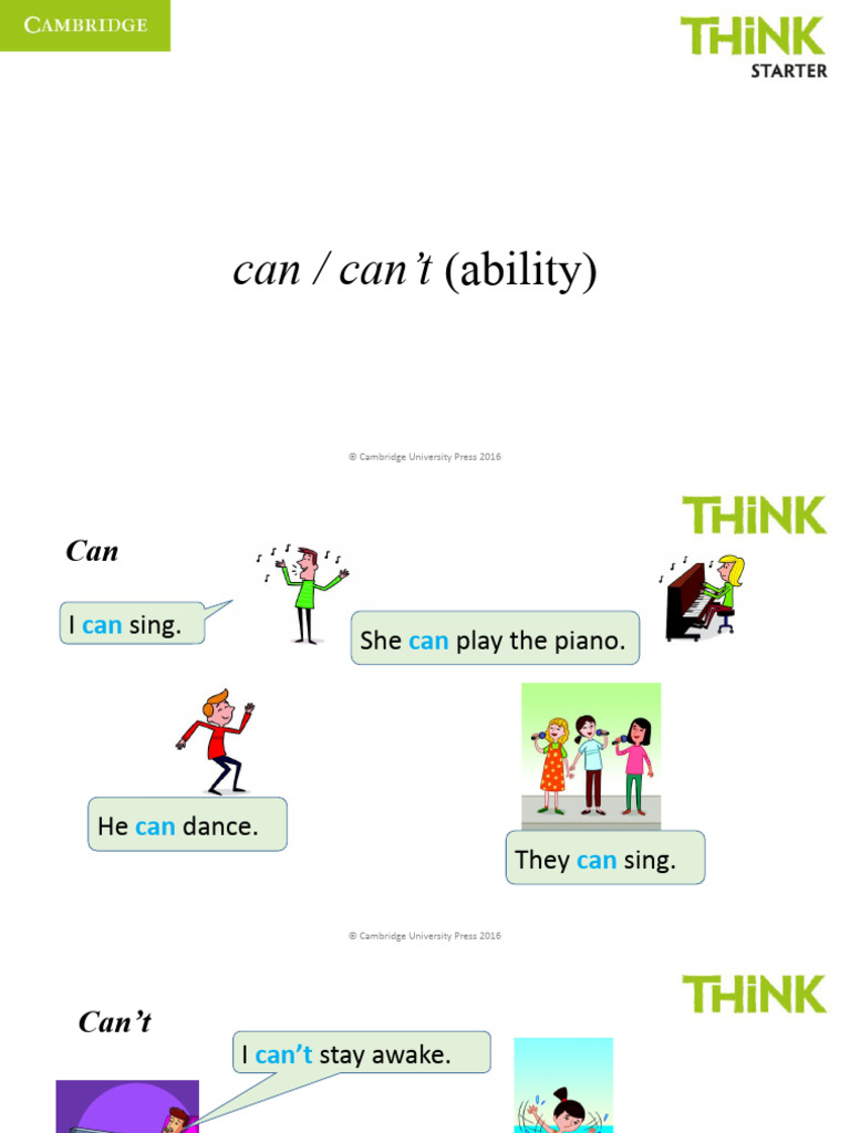Think - Level - Starter Presentation 4 FINAL | PDF | Language Arts ...