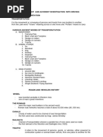 CDI 4 - Traffic Management and Accident Investigation With Driving | PDF